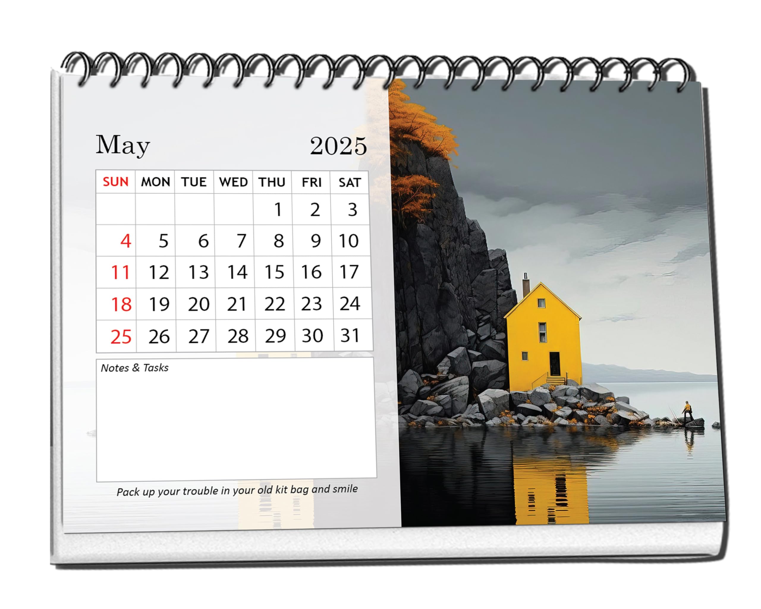 Desk Calendar 2025 By Paperaft Desktop 2025 Theme Desktop Calendar ...