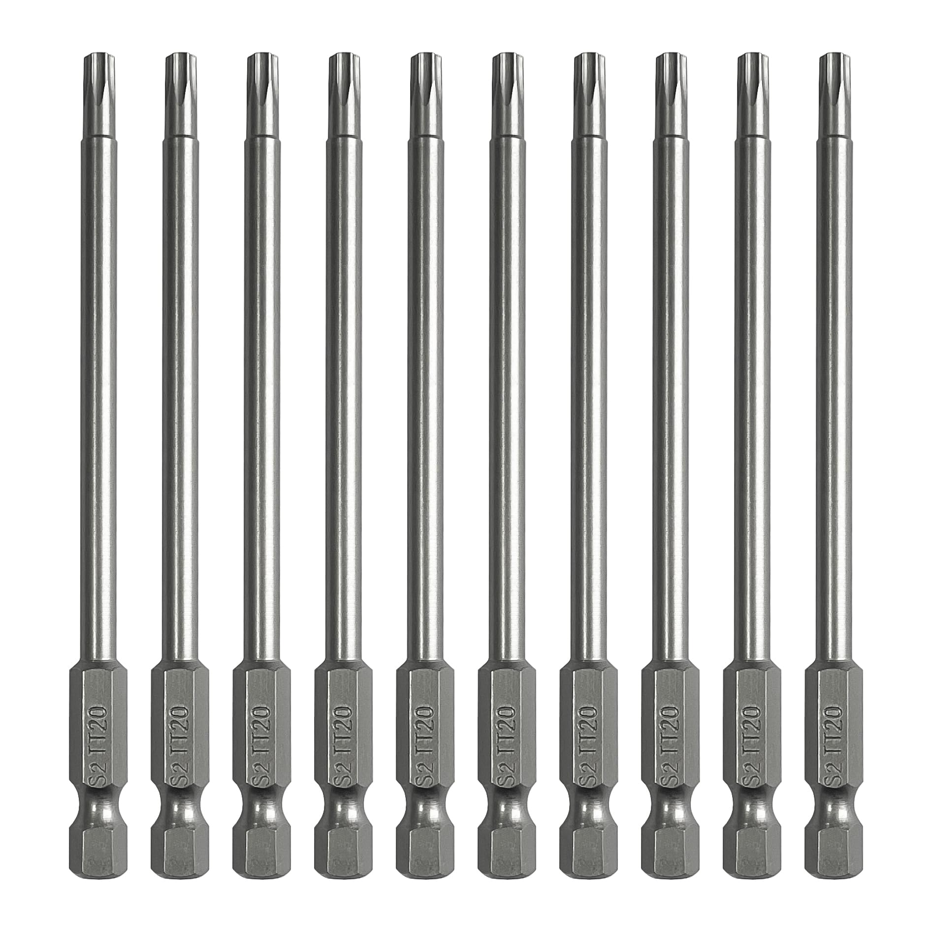 PTSLKHN 10PCS T20 Torx Screwdriver Bit Sets, 4‘’Length Magnetic ...
