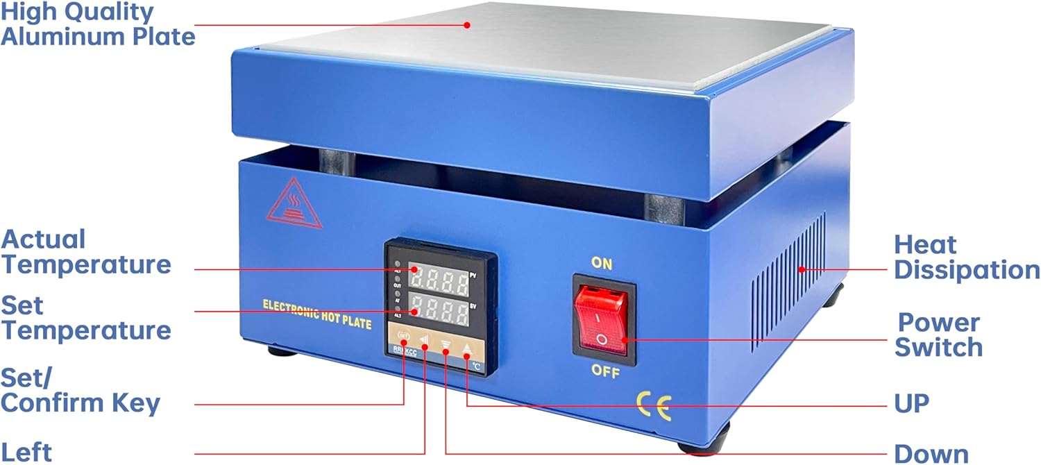Soldering Hot Plate 110V 850W Electric Preheat Kosovo | Ubuy