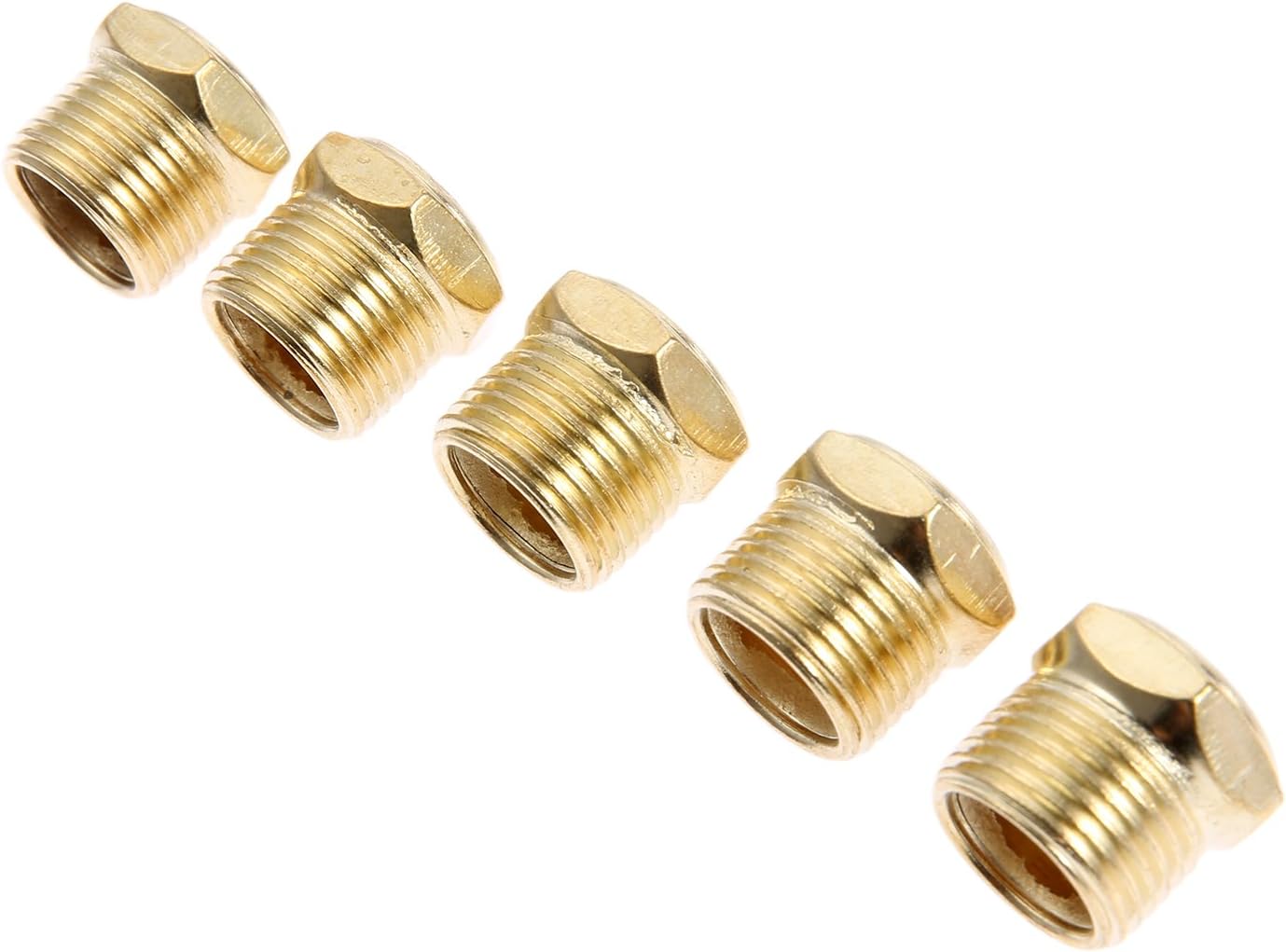 Amazon.com: Mtsooning 5PCS 3/8" Brass Muffler, Pneumatic Air Vent ...