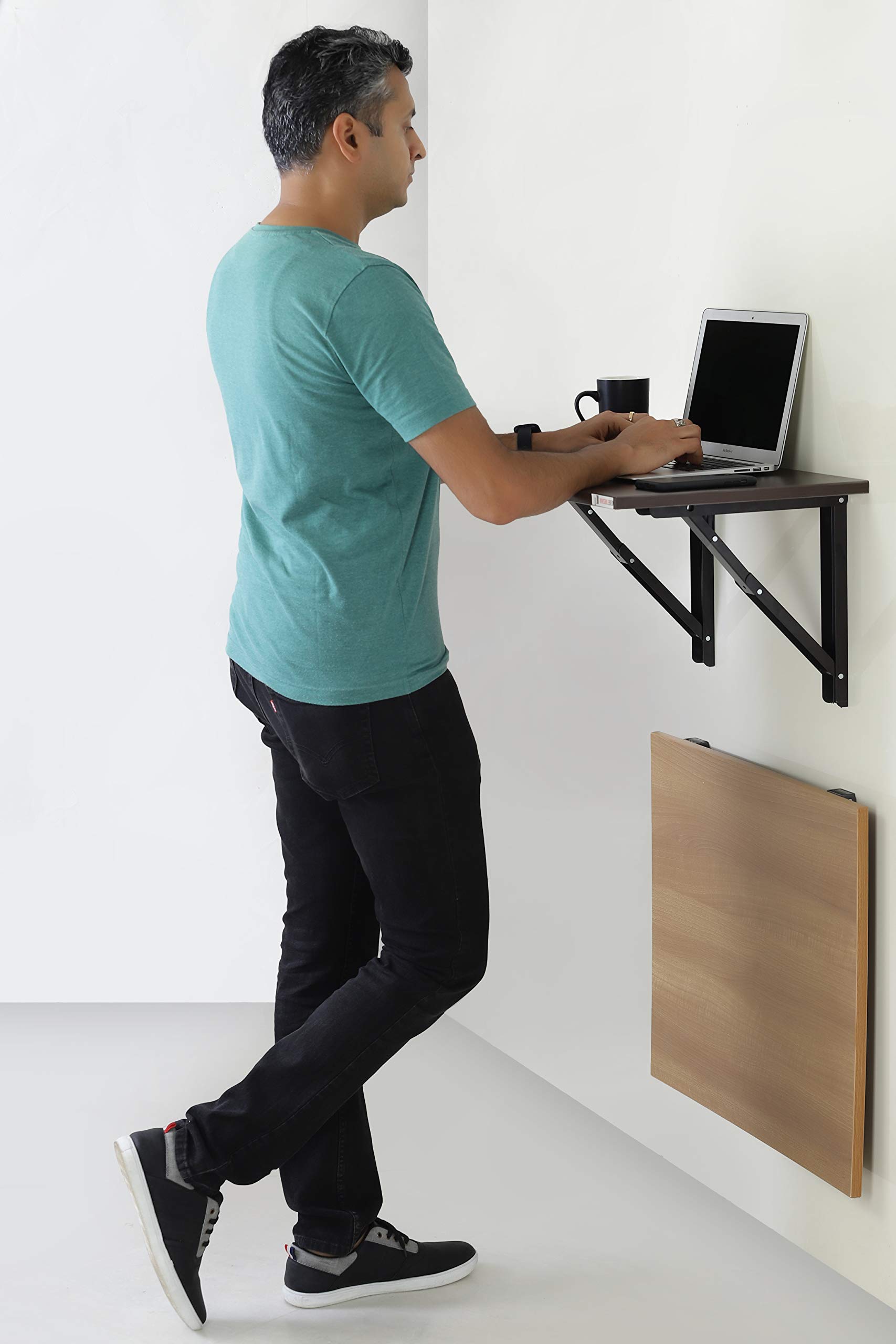 Buy INVISIBLE BED Standing Cum Sitting Study Table/Office Table (Set of ...