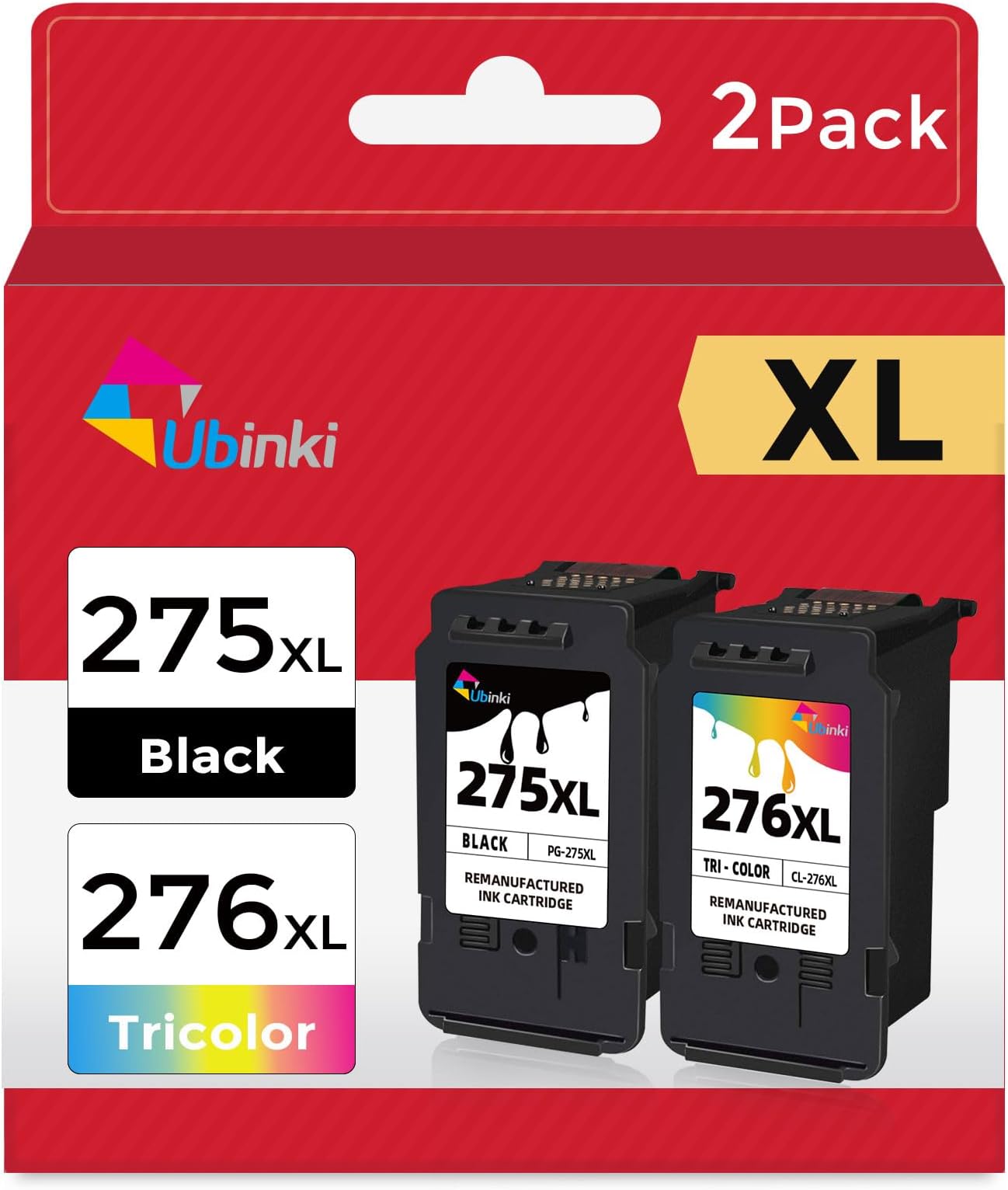 Amazon.com: Ubinki PG-275XL CL-276XL Remanufactured Ink Cartridge ...