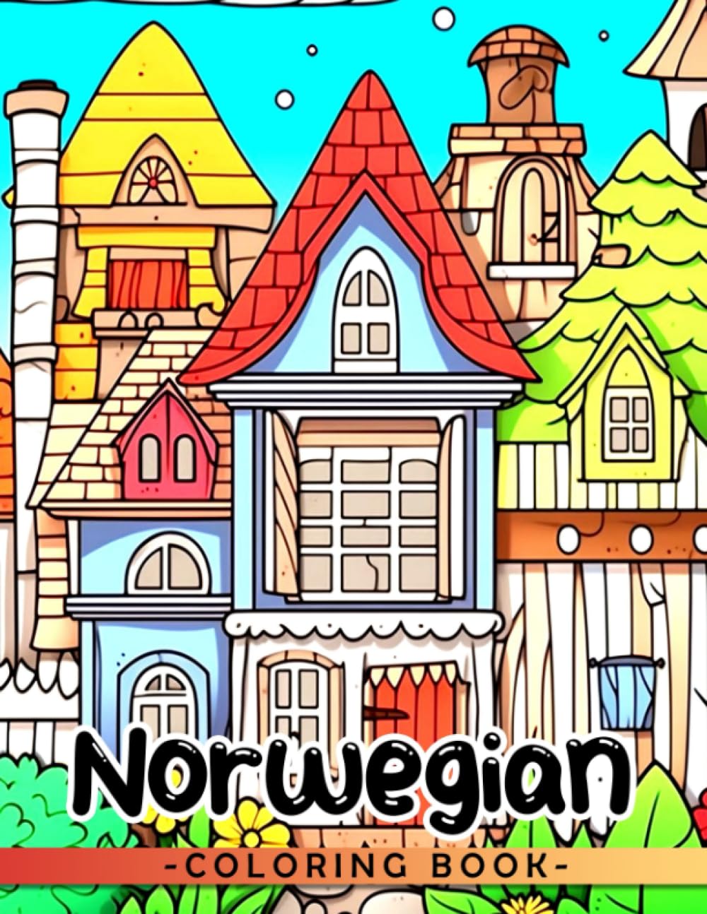 Amazon.com: Norwegian Coloring Book: Amazing Coloring Pages Featuring ...