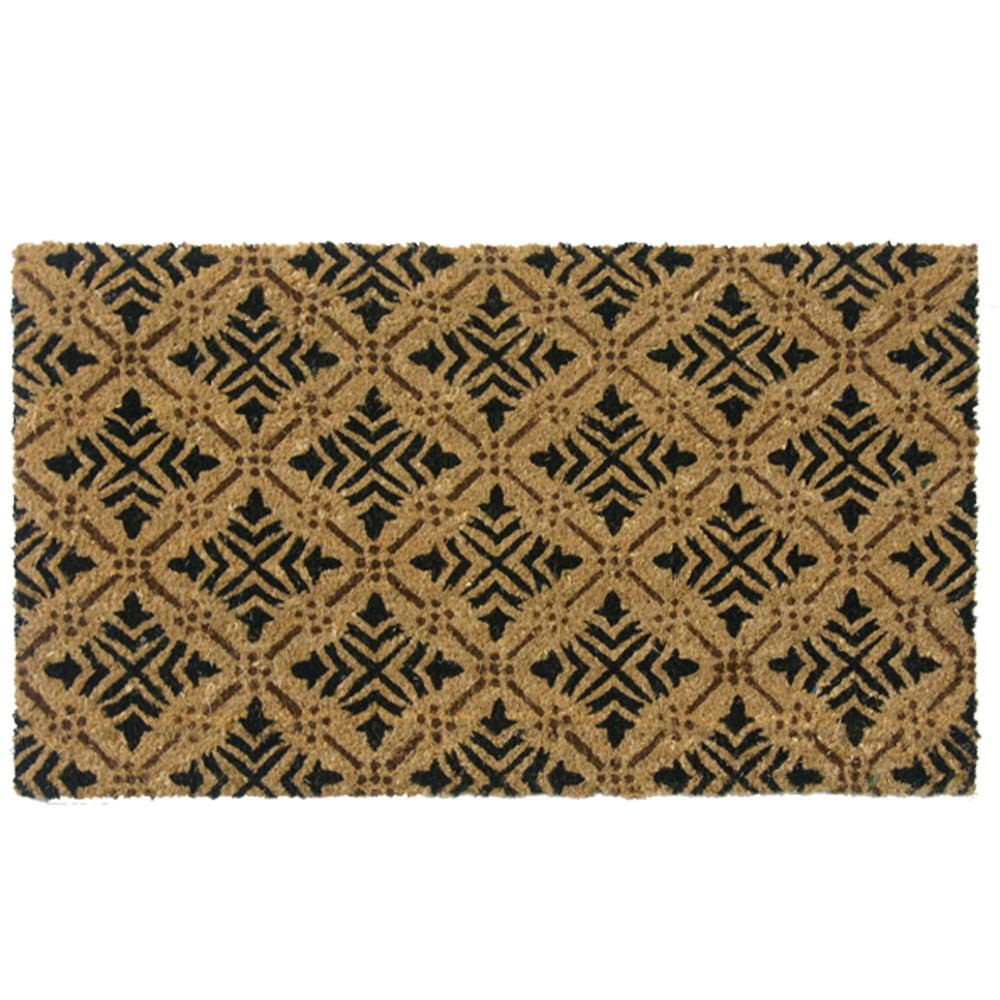 Snapklik.com : Rubber-Cal "Classic Fleur De Lis French Matting Doormat