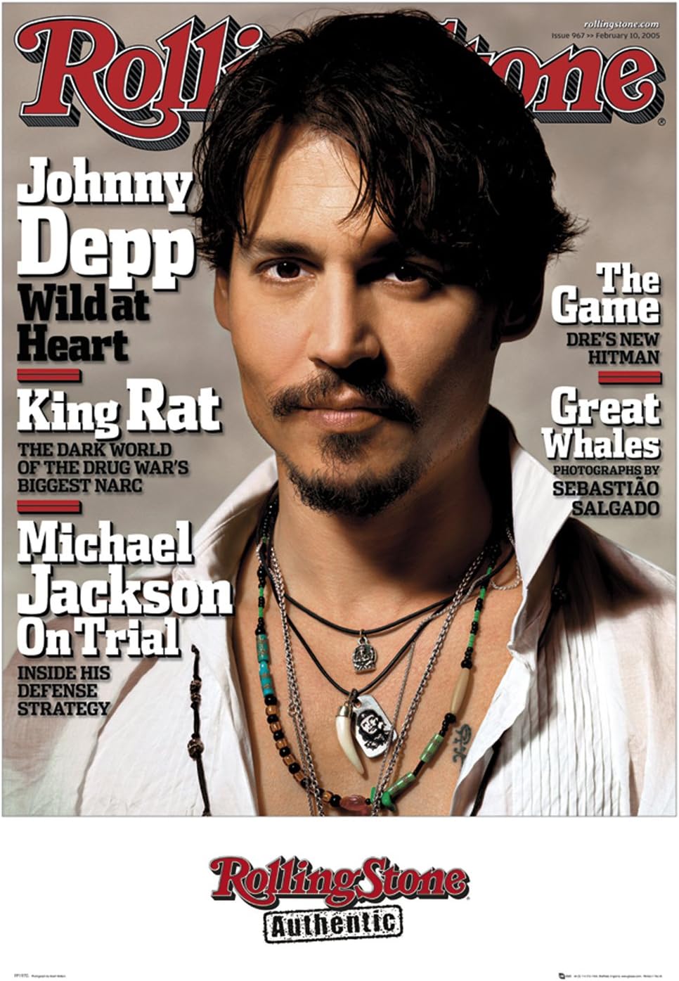 1art1 Rolling Stone Poster Johnny Depp and Accessory Item : Amazon.co ...