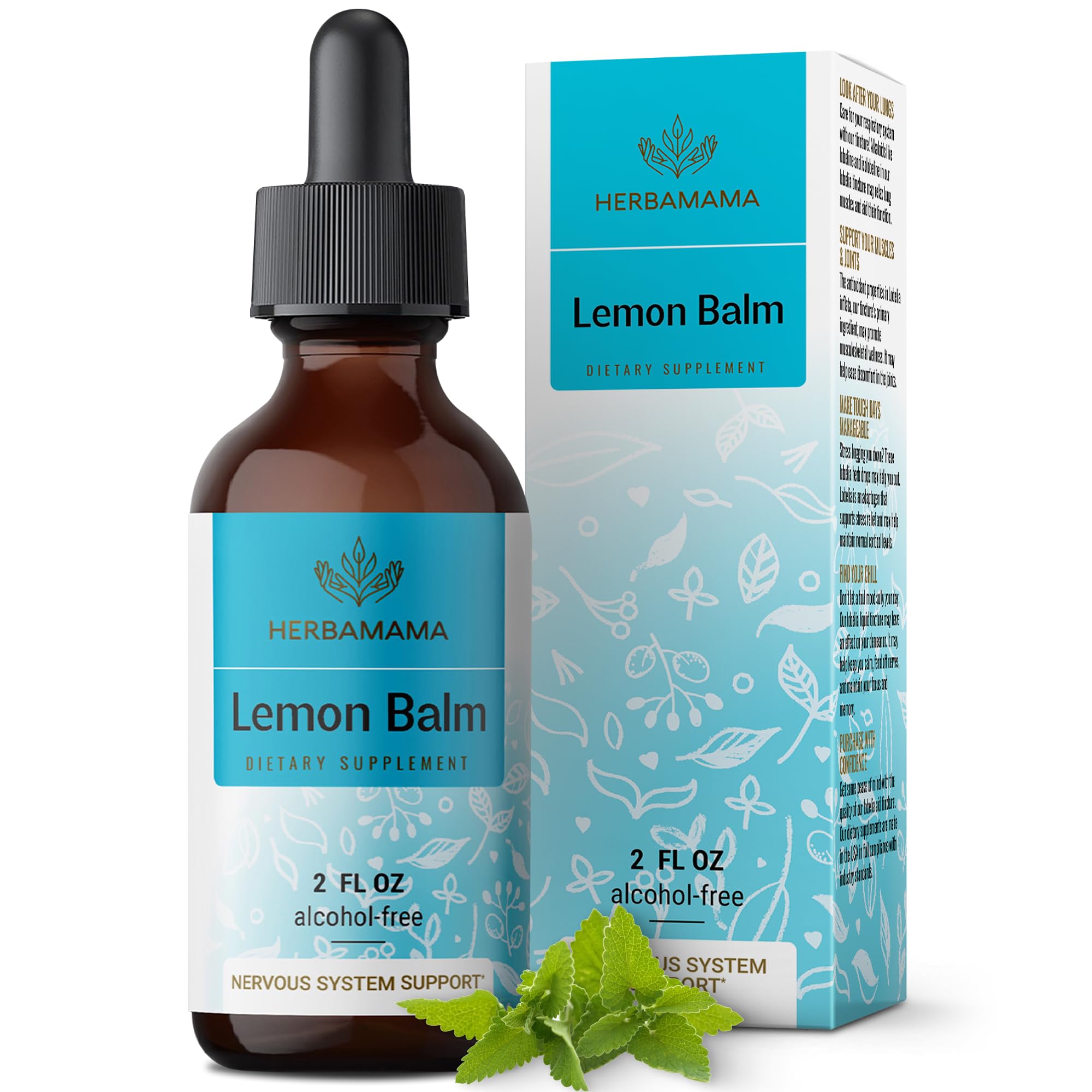 Buy AMAMALemon Balm Tincture - Relaxation Supplement with Lemon Balm ...