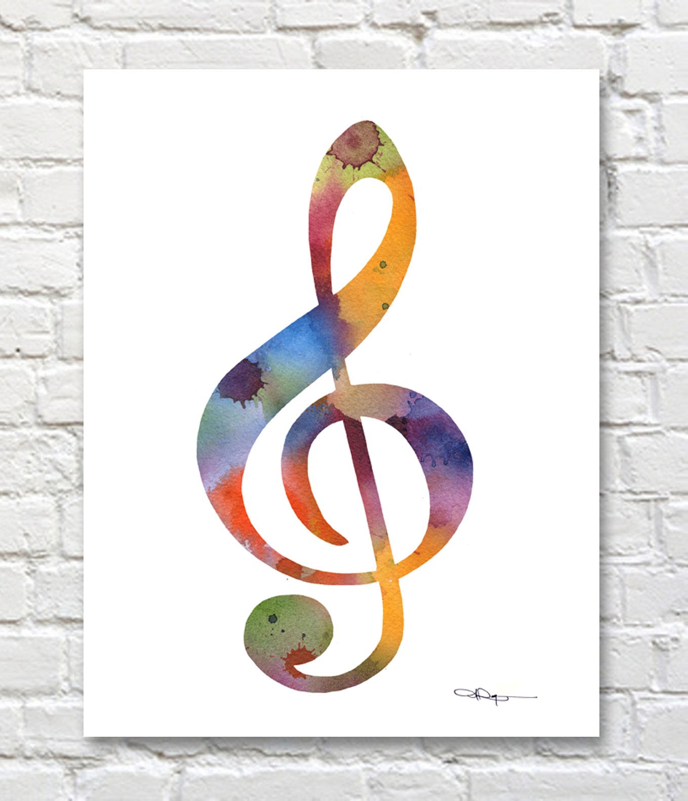 Treble Clef Art Treble Clef Drawing How To Draw A Treble Clef Step