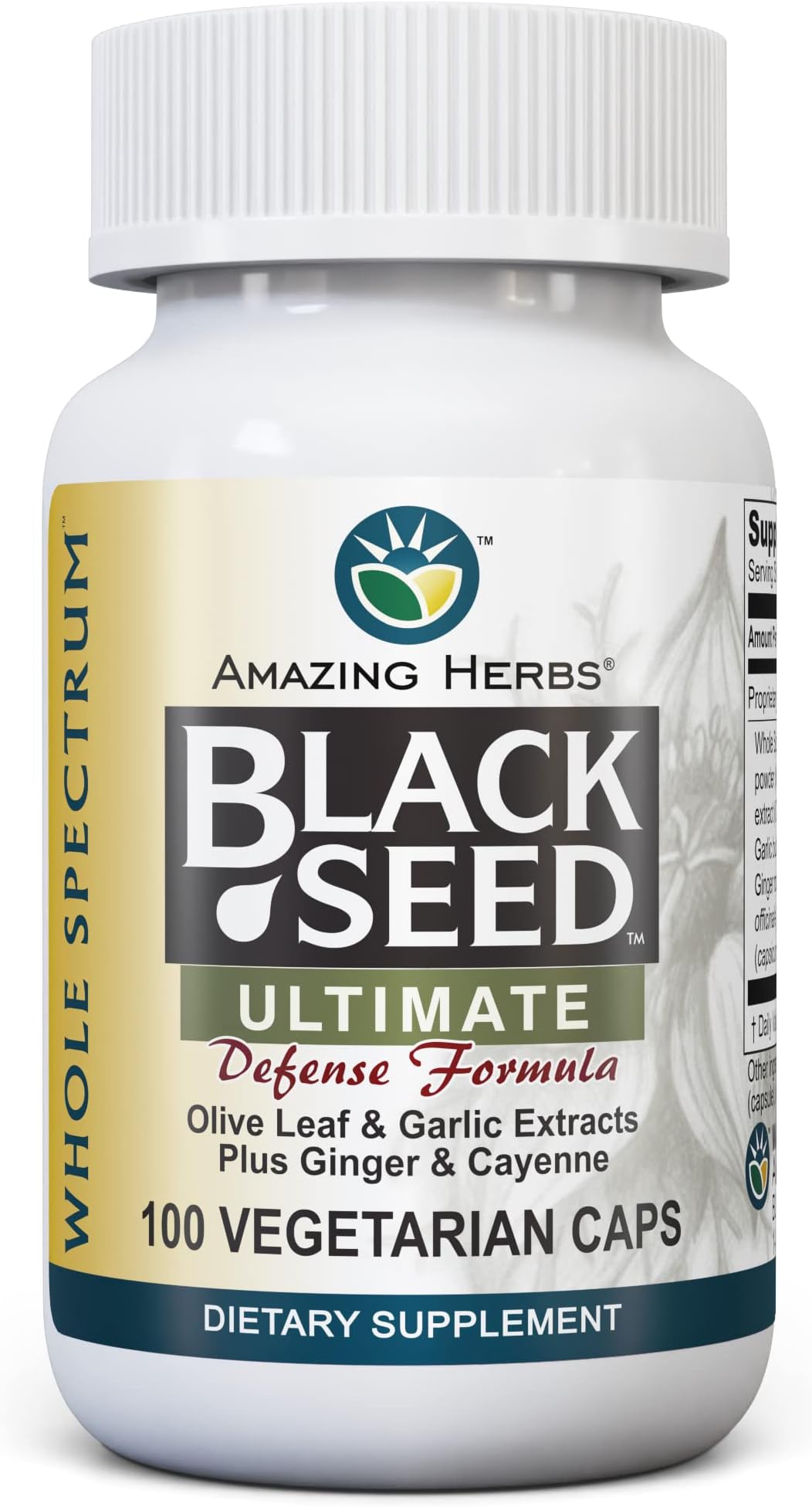 Amazon.com: Amazing Herbs Whole Spectrum Black Seed & High Potency ...