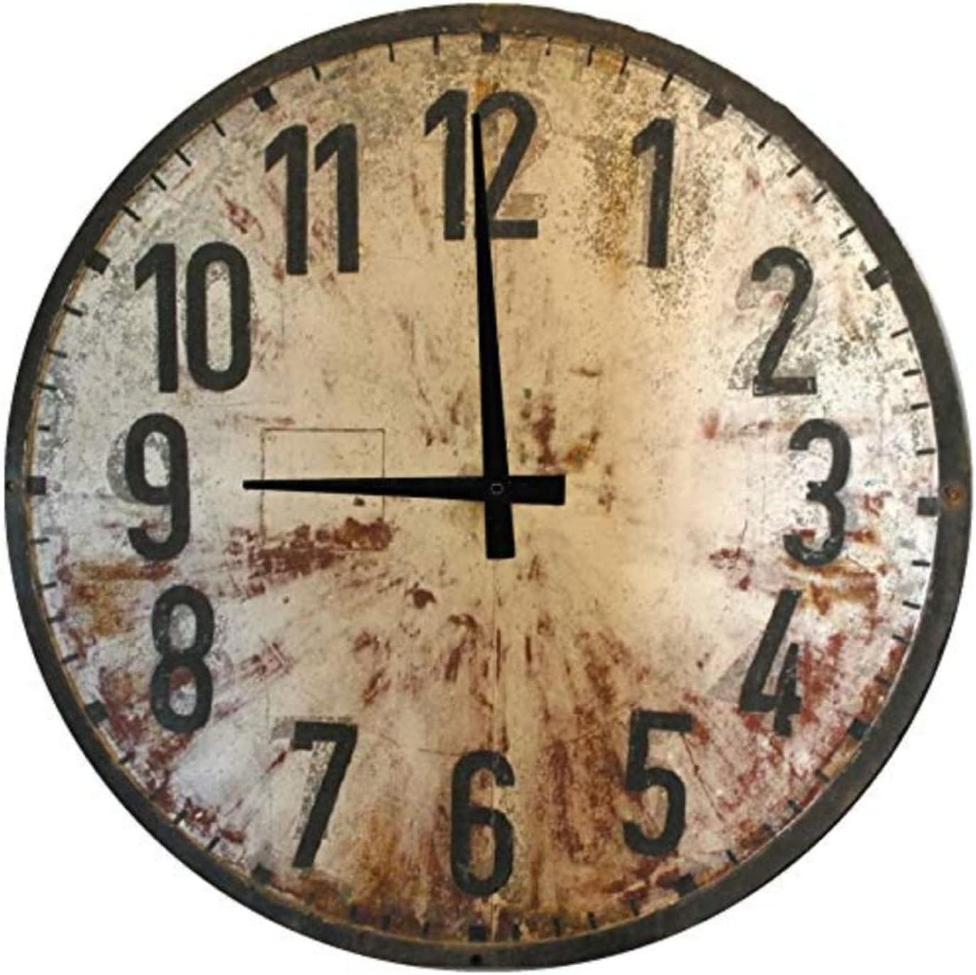 Amazon.com: ArogGeld License Plate Wall Clock Vintage Numbers Car Tag ...