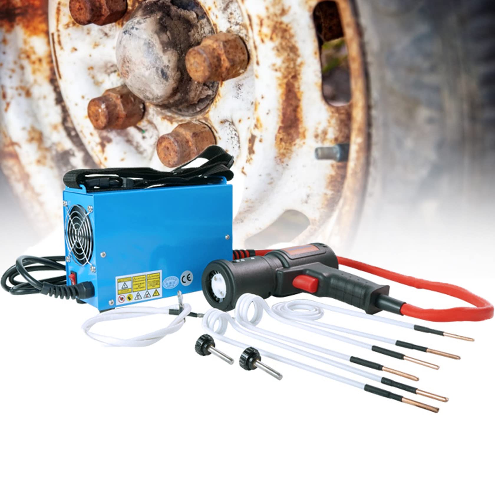 Magnetic Induction Heater Kit,1500W High Intensity Hand Held Magnetic ...