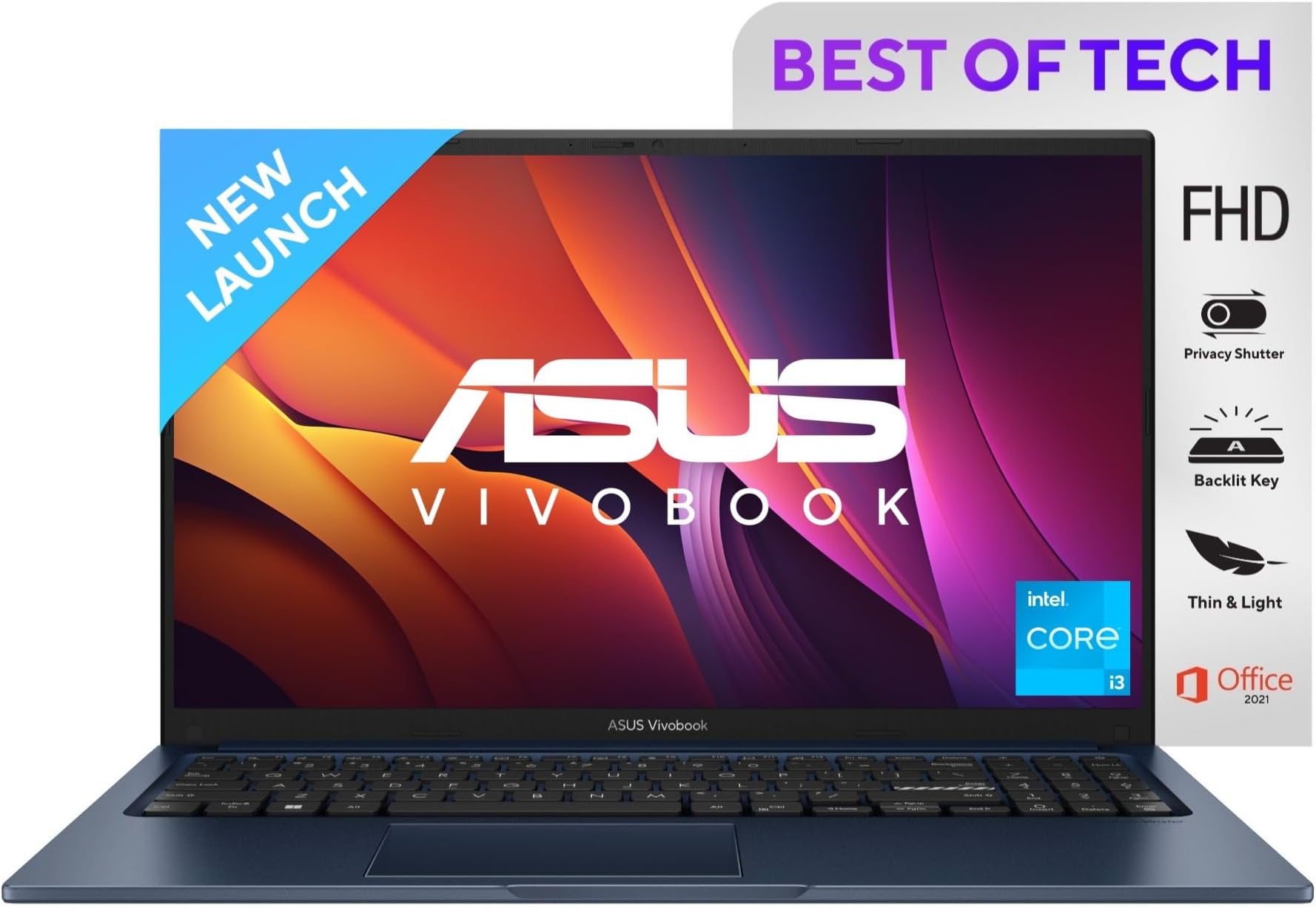 ASUS X515, 15.6" FHD (1920 x 1080) 16:9, 60Hz 200nits, Intel Pentium ...