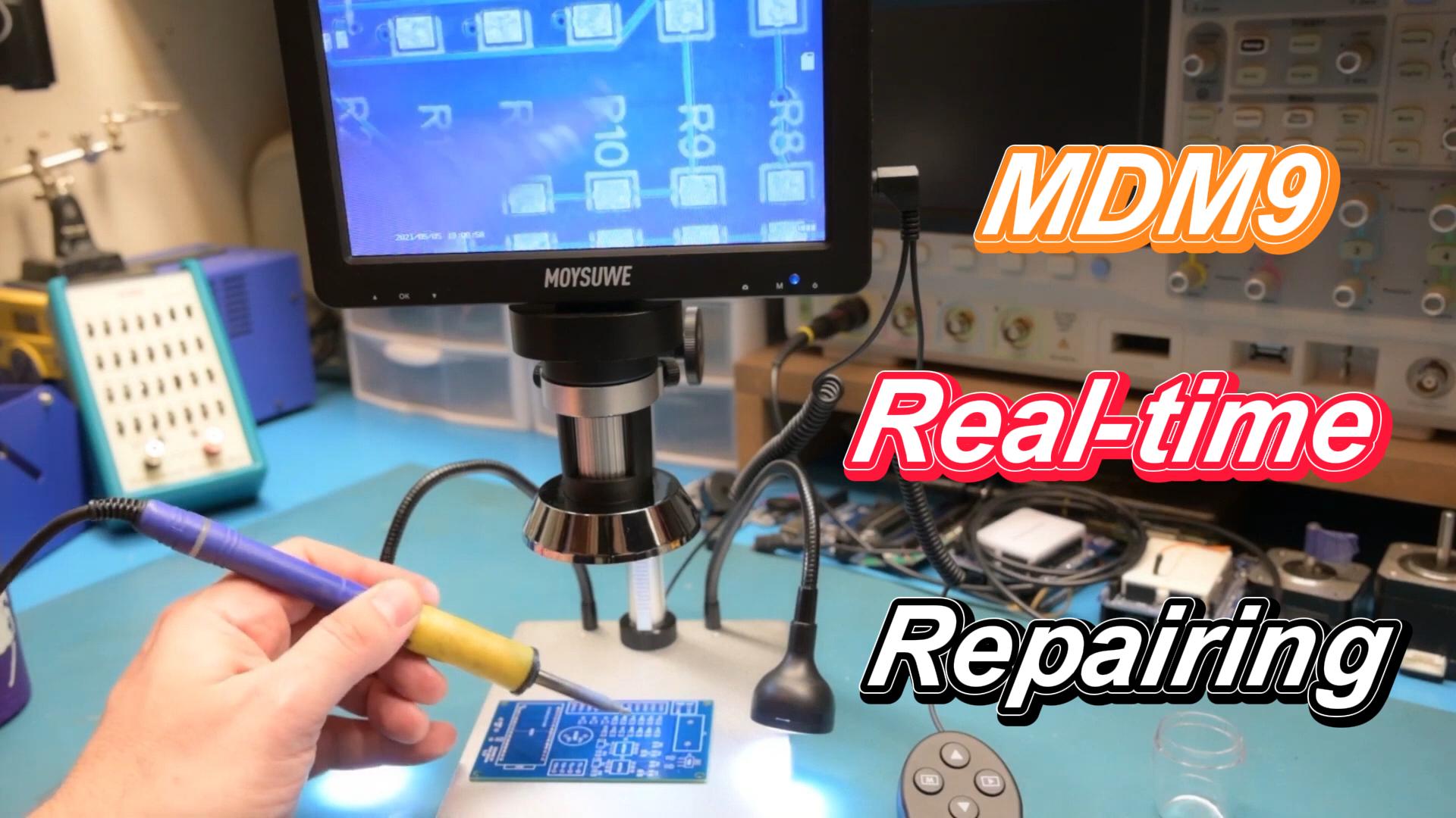 Watch Can MOYSUWE MDM9 microscope do real-time repairing? on Amazon Live