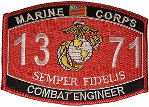 Amazon.com: States Marine Corps MOS 1371 Combat Engineer MOS Military ...