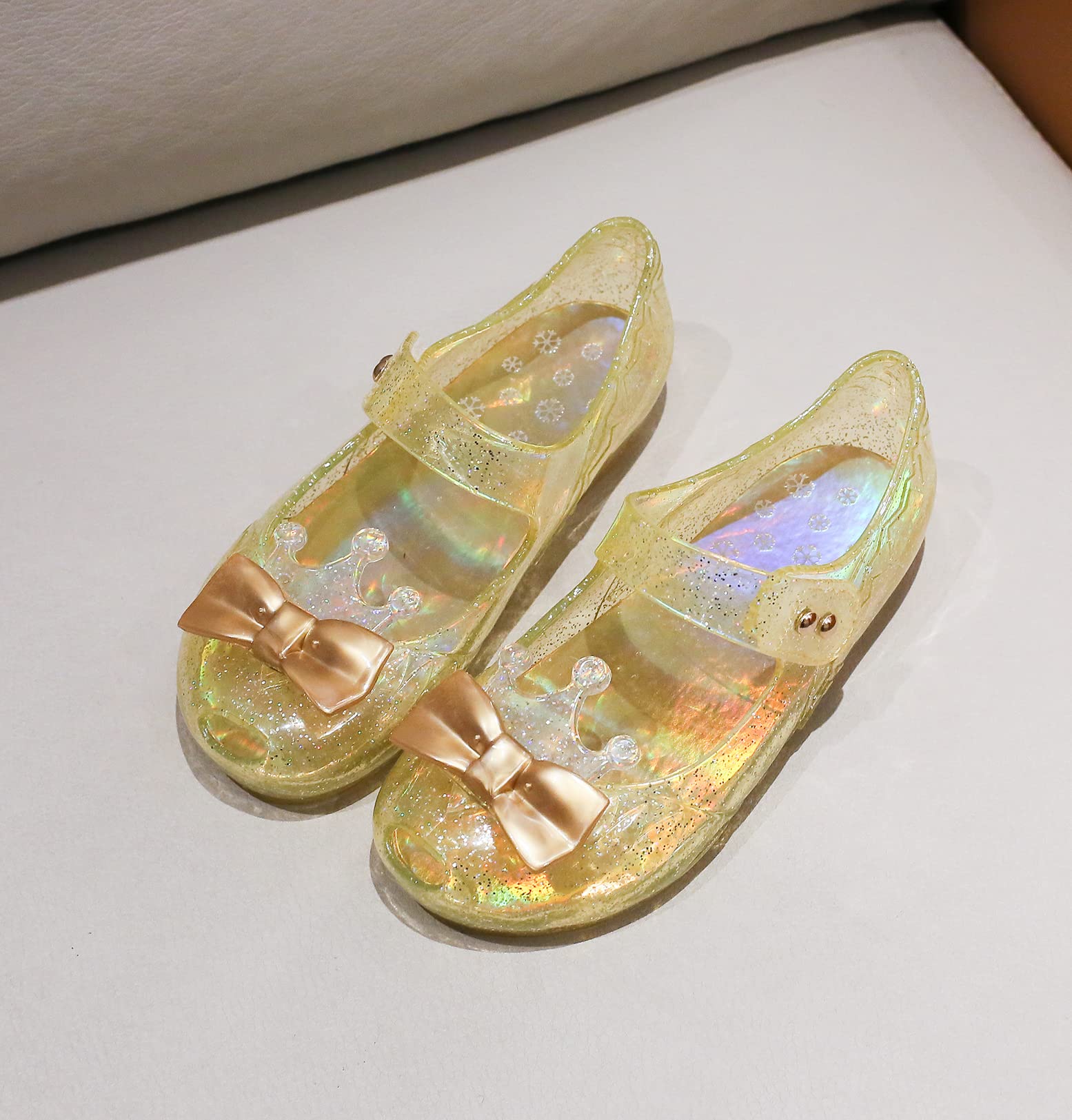 Snapklik.com : OMGard Jelly Shoes For Girls Princess Dress Up Flat ...