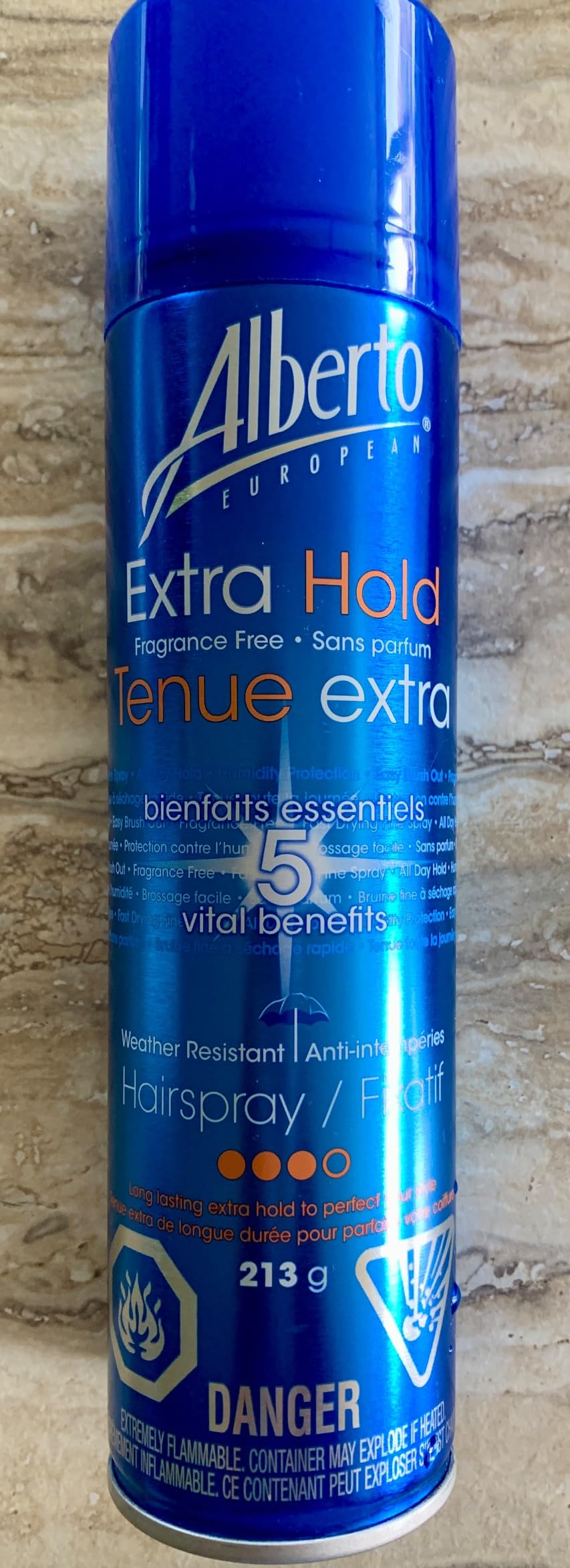 Alberto European Hairspray for hair styling Extra Hold unscented 213 g ...