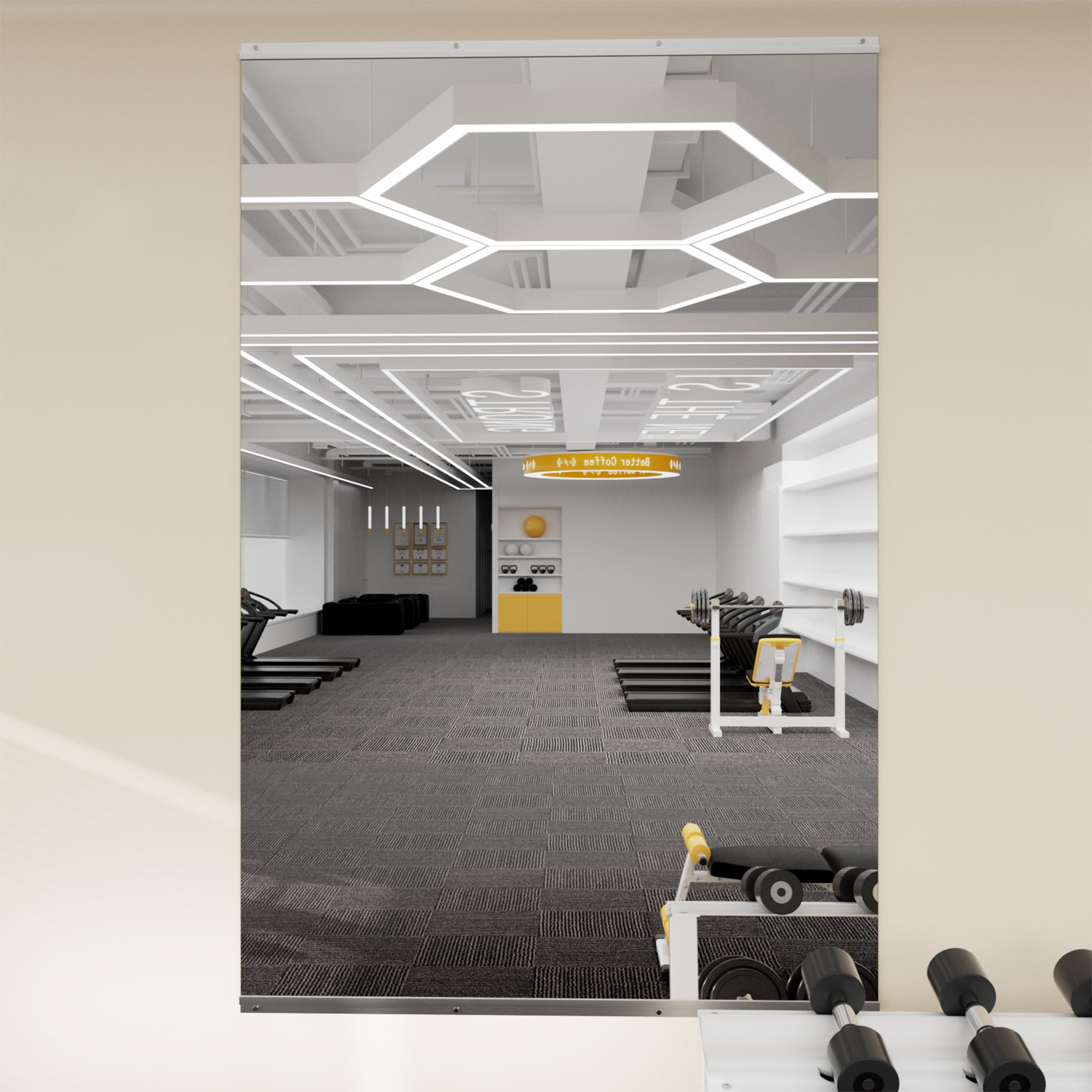 Amazon.com: ROOMTEC Workout Mirrors for Home Gym 32''x48'', Large Wall ...