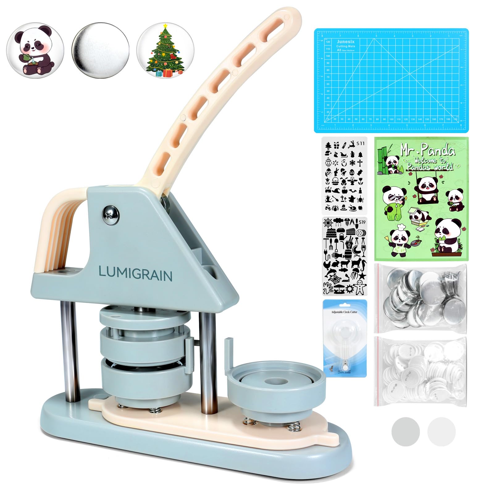Amazon.com: Button Maker Machine, 58mm (2.25inch), Installation-Free ...