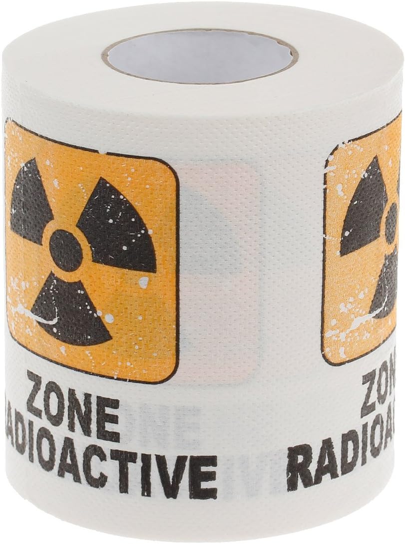 Amazon.com: Toxic Nuclear Toilet Paper / Novelty Printed Zone ...