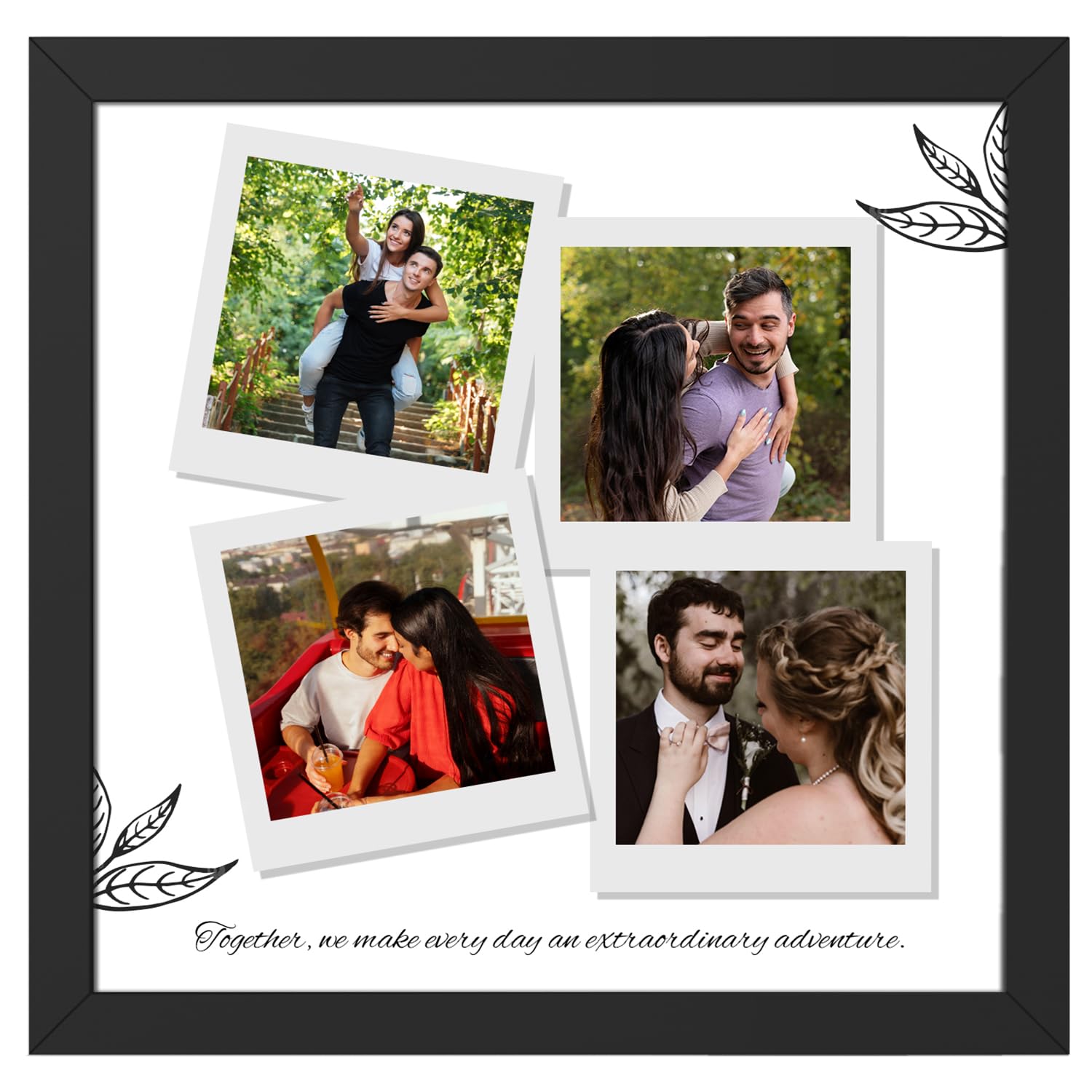 Ritwika's Personalized Collage Photo Frame With 4 Pictures and Message or Quote | Perfect For ...