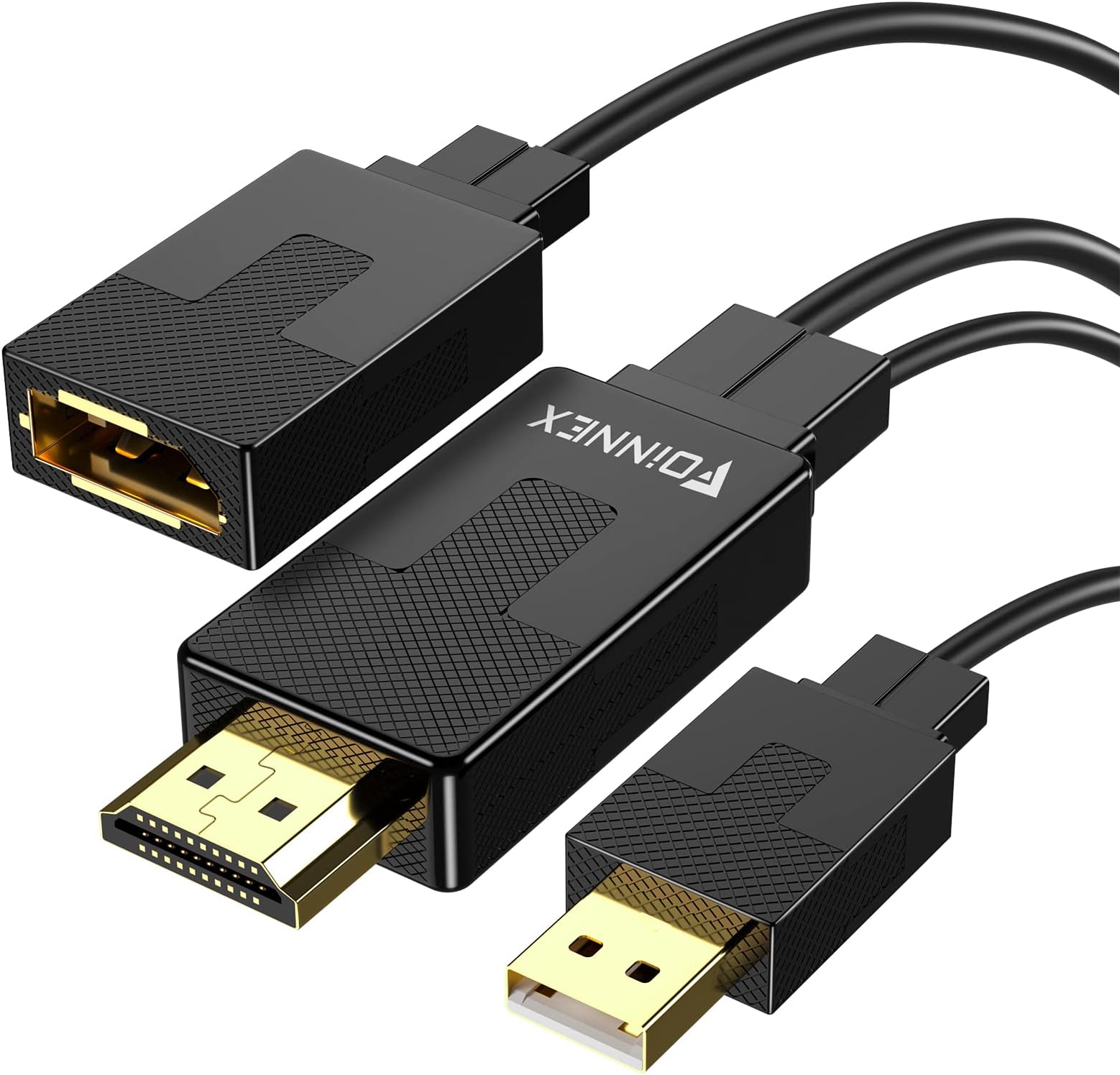 StarTech.com Cavo adattatore HDMI a DisplayPort da 30 cm,Convertitore attivo HDMI 2.0 a DP 1.2 ...