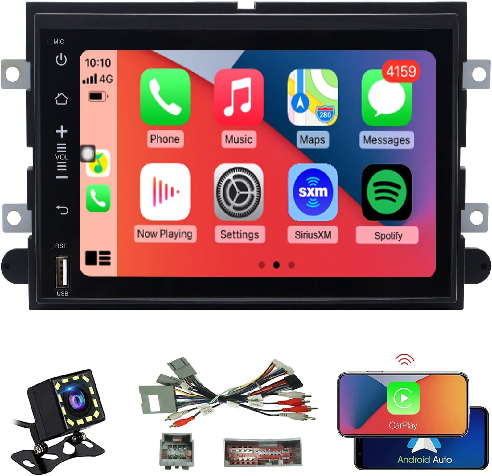 Amazon.com: QLED 8-Core for Select Ford Vehicles Radio Upgrade,F150 ...