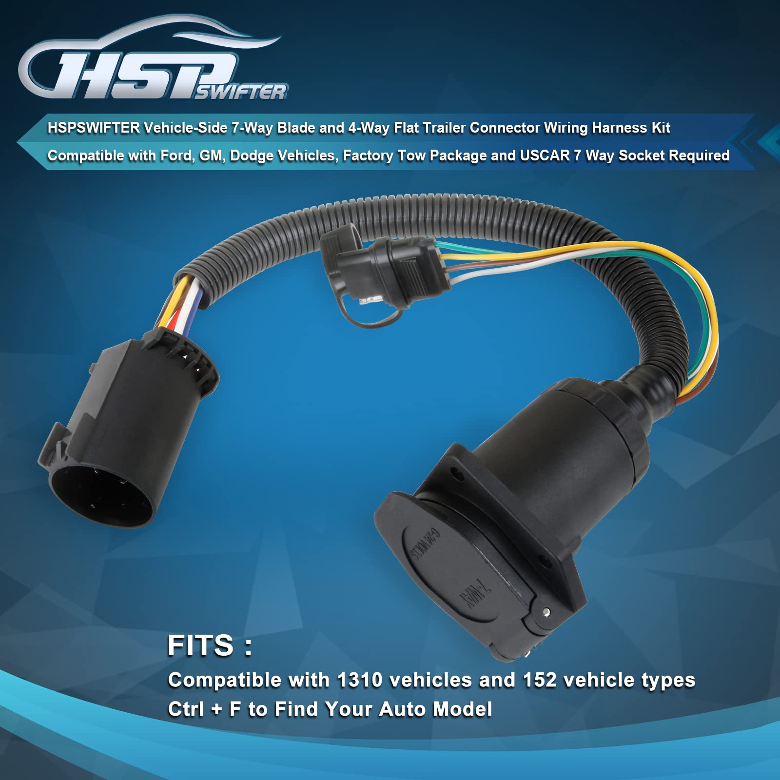 Snapklik.com : HSPSWIFTER 55774 Multi-Wire Adapter Contains 4-Way Flat ...
