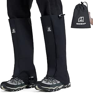 Amazon.com: HIGH EXPERIENCE Leg Gaiters 100% Waterproof Adjustable Shoe ...
