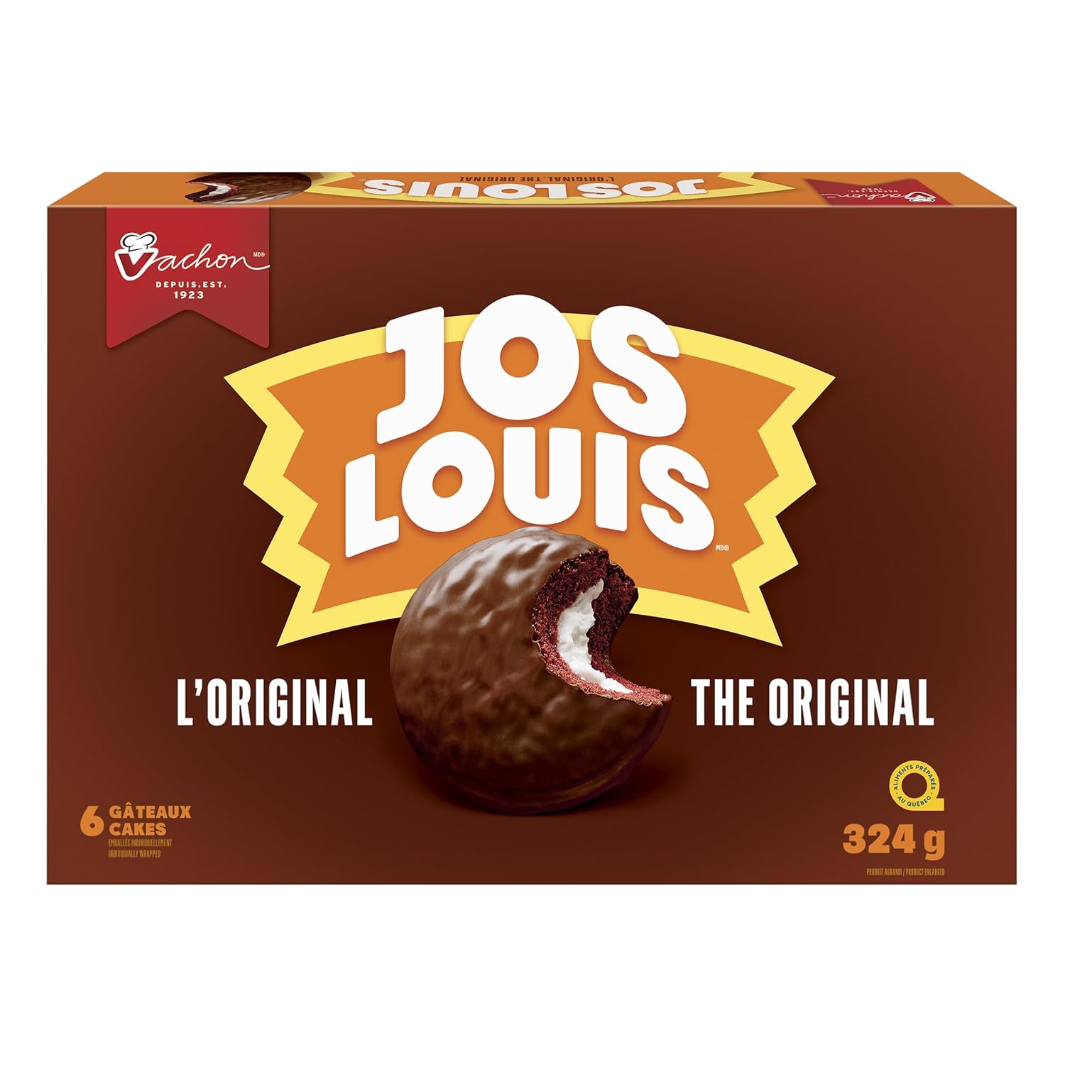 Amazon.com: Vachon Jos Louis the Original 6-delicious Sponge Cake with ...