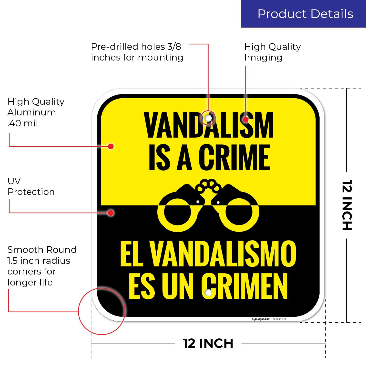 Vandalism Signs