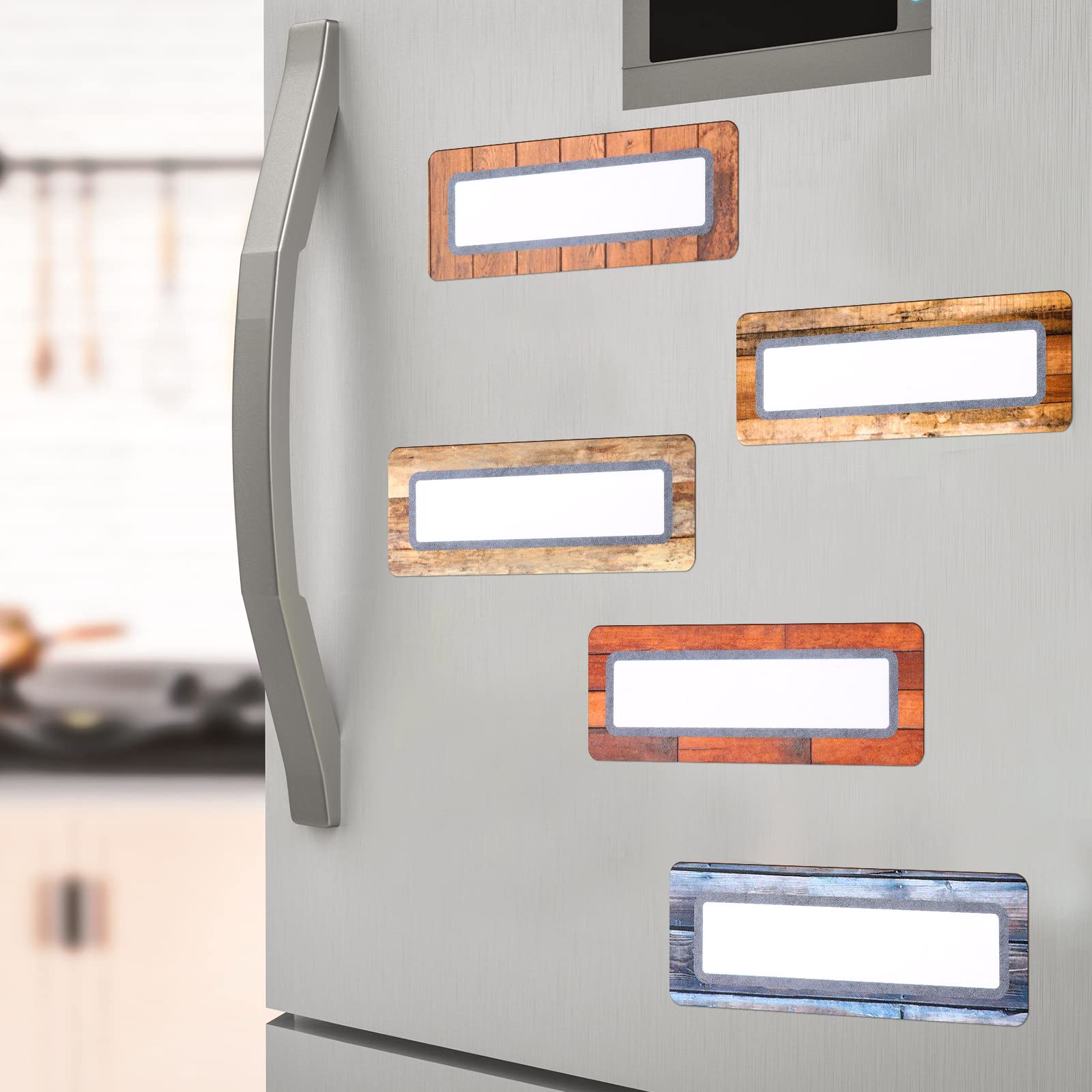 Snapklik.com : 50 Pcs Magnetic Name Tags Dry Erase Labels Plates 3.2 X ...