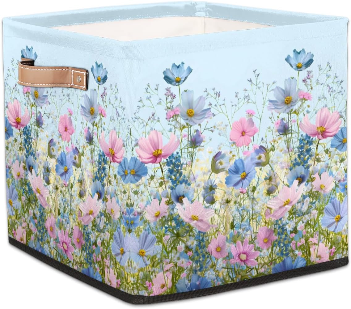 Amazon.com: Tablerazzi Color Daisy Cube Storage Bin, 13 Inch ...