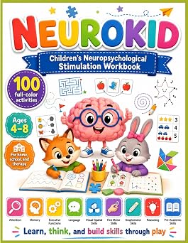 NEUROKID: Children’s Neuropsychological Stimulation Workbook with 100 ...