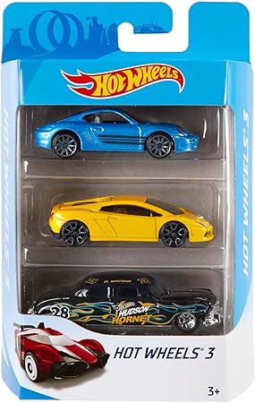 Amazon.com: Hot Wheels 3 Car Pack, Multipack of 3 Hot Wheels Vehicles ...