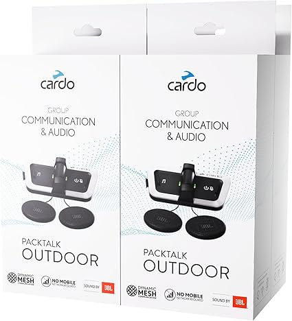 Amazon.com: Cardo Packtalk Outdoor Family Pack - Group Communication ...