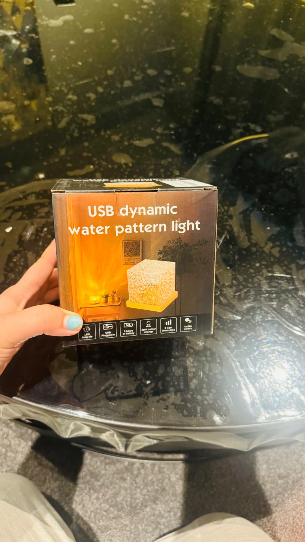 Northern Lights Lamp, 16 Color Northern Lights Ocean Wave Projector ...