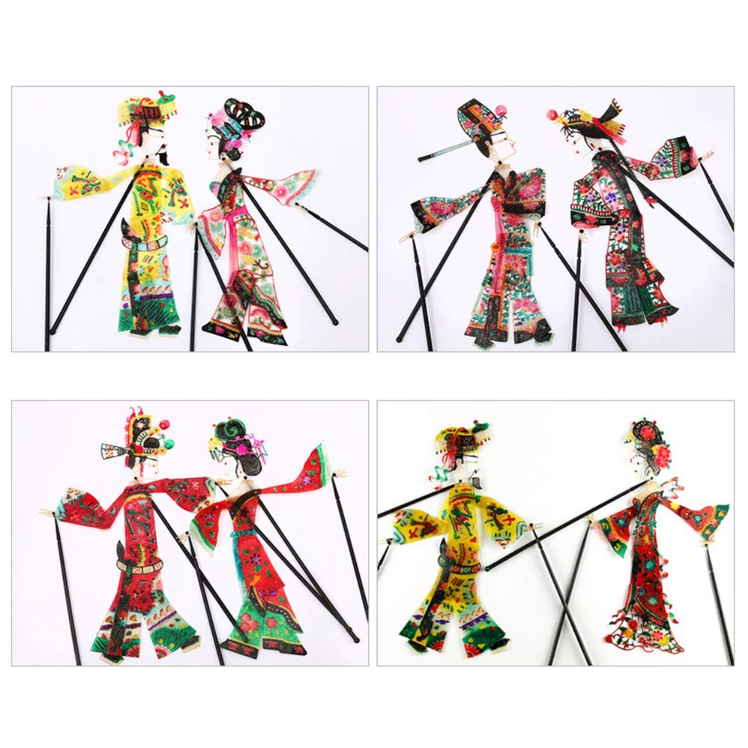 Snapklik.com : Gjiner 15x9.5inch Fairy Flower Girl Shadow Hand Puppets ...