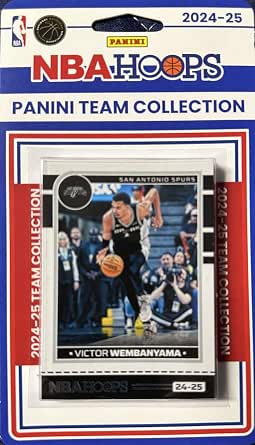 Amazon.com: San Antonio Spurs 2024 2025 Hoops Factory Sealed 13 Card ...