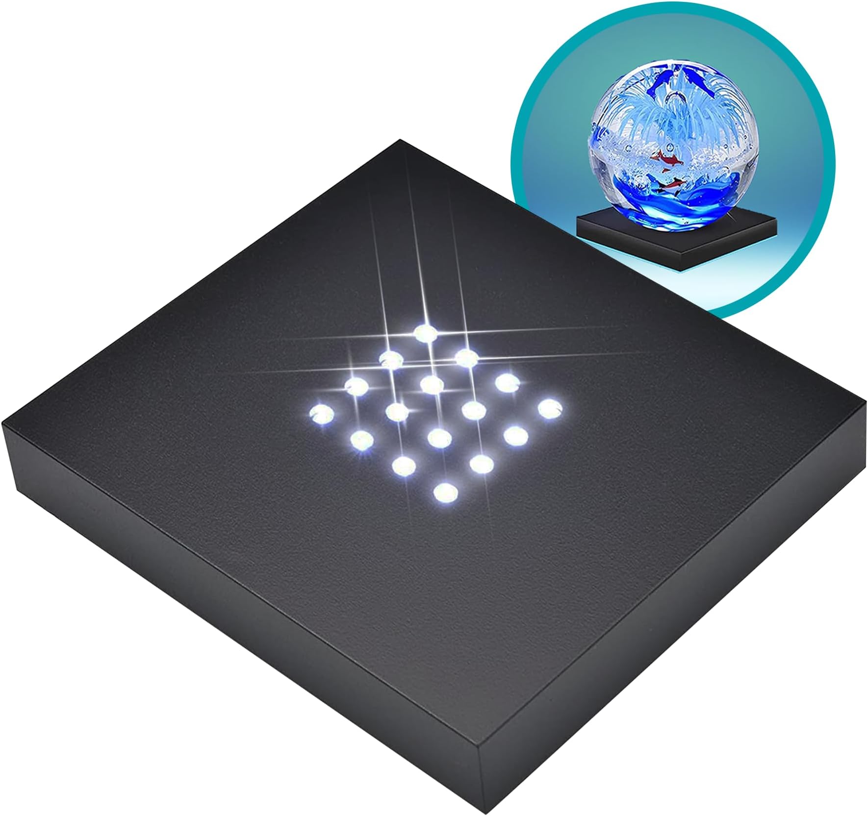 Amazon.com: Uonlytech Led Light Decor LED Lights Display Base Lighted ...