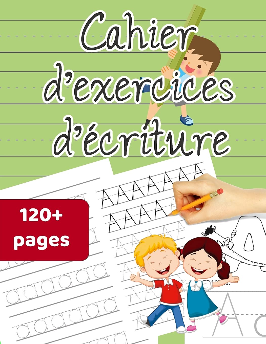 Cahier Dexercices Decriture Alphabet Handwriting Practice Letter ...