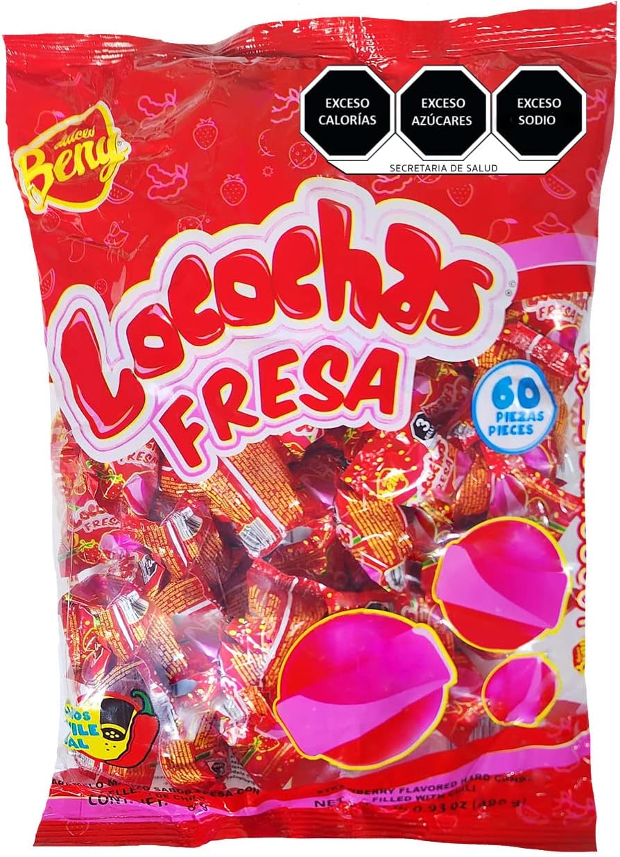 Amazon.com: BENY LOCOCHAS MANGO FLAVORED HARD CANDY WITH CHILI CENTER ...
