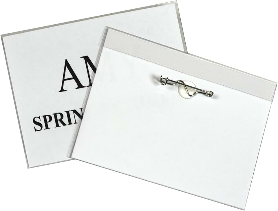 Amazon.com: name badge pins