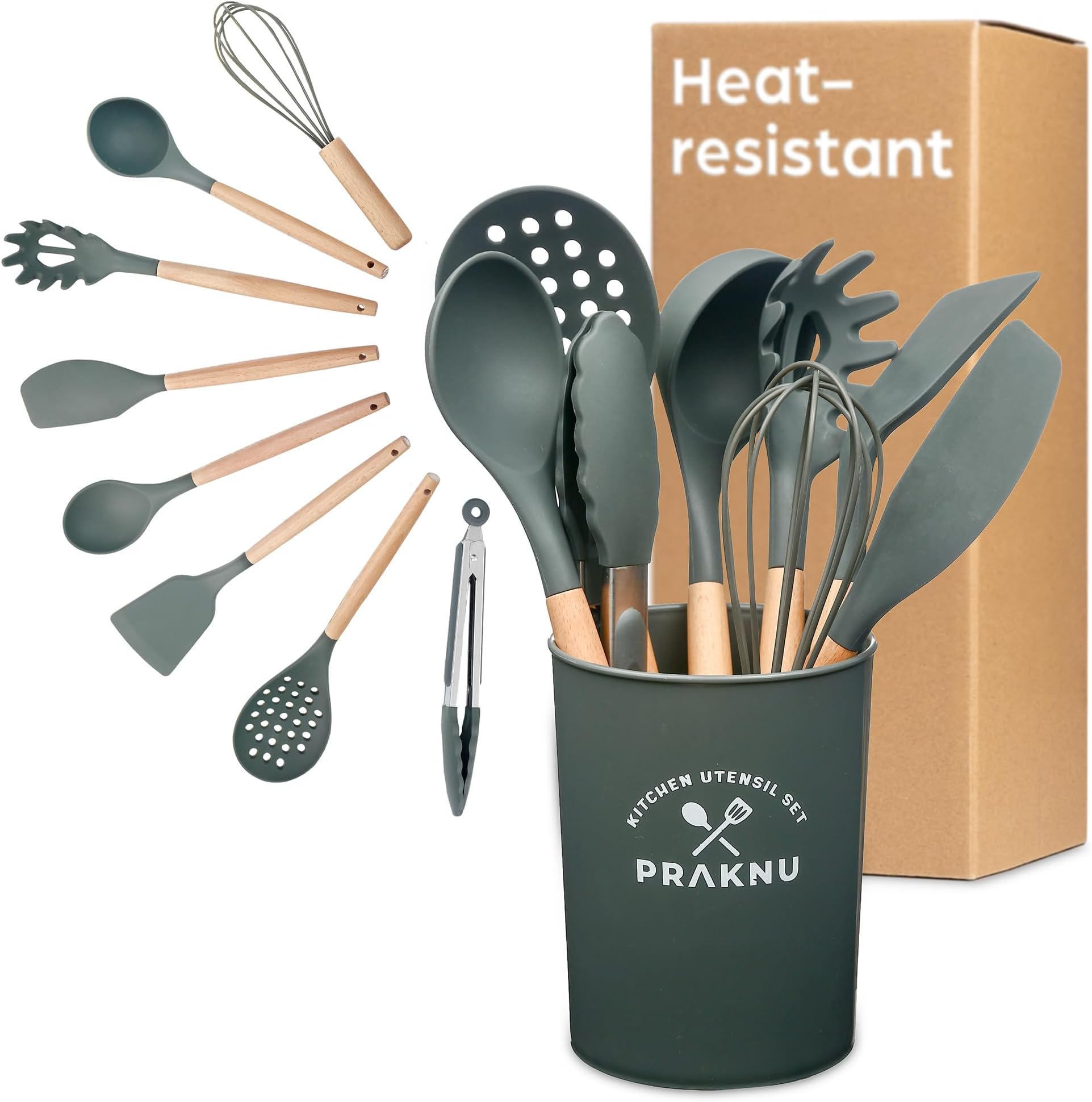 Cooking Utensils Set, Kitchen Utensils Set, Including Measuring Spoon ...
