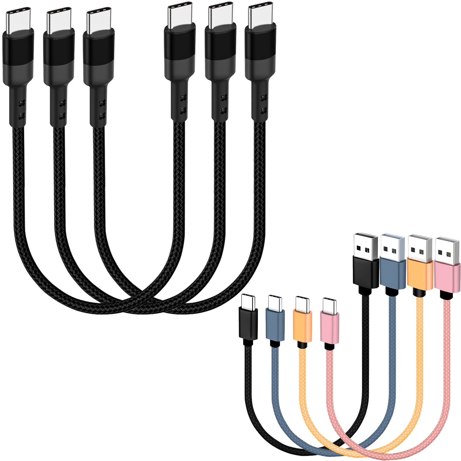 Amazon.com: SUMPK 12 inch USB C Cable, Short C Cable : Electronics