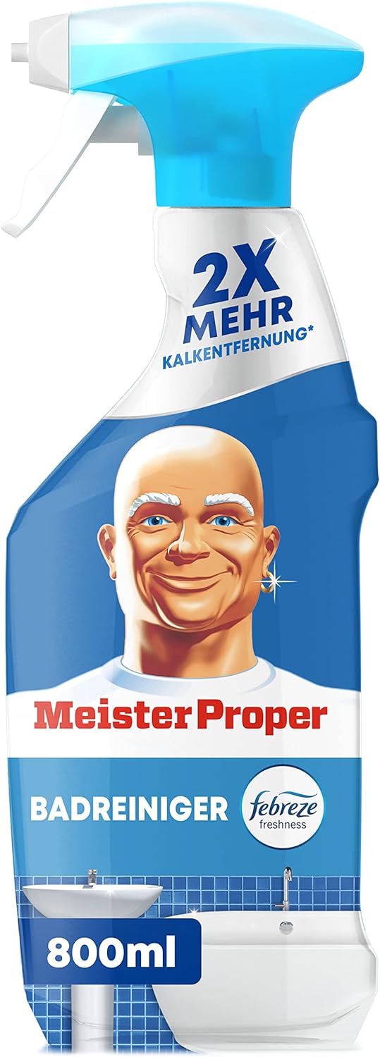 Meister Proper Badreiniger mit Febreze Frische 800 ml. Entfernt bis zu ...