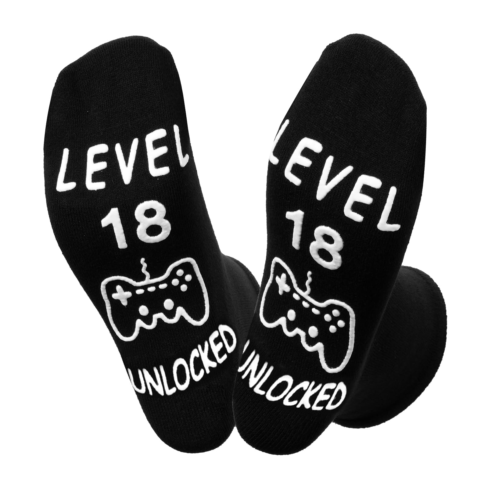 ORUZA 18th Men's Birthday Socks 18 Year Old Gift Mens Black Calf-length ...