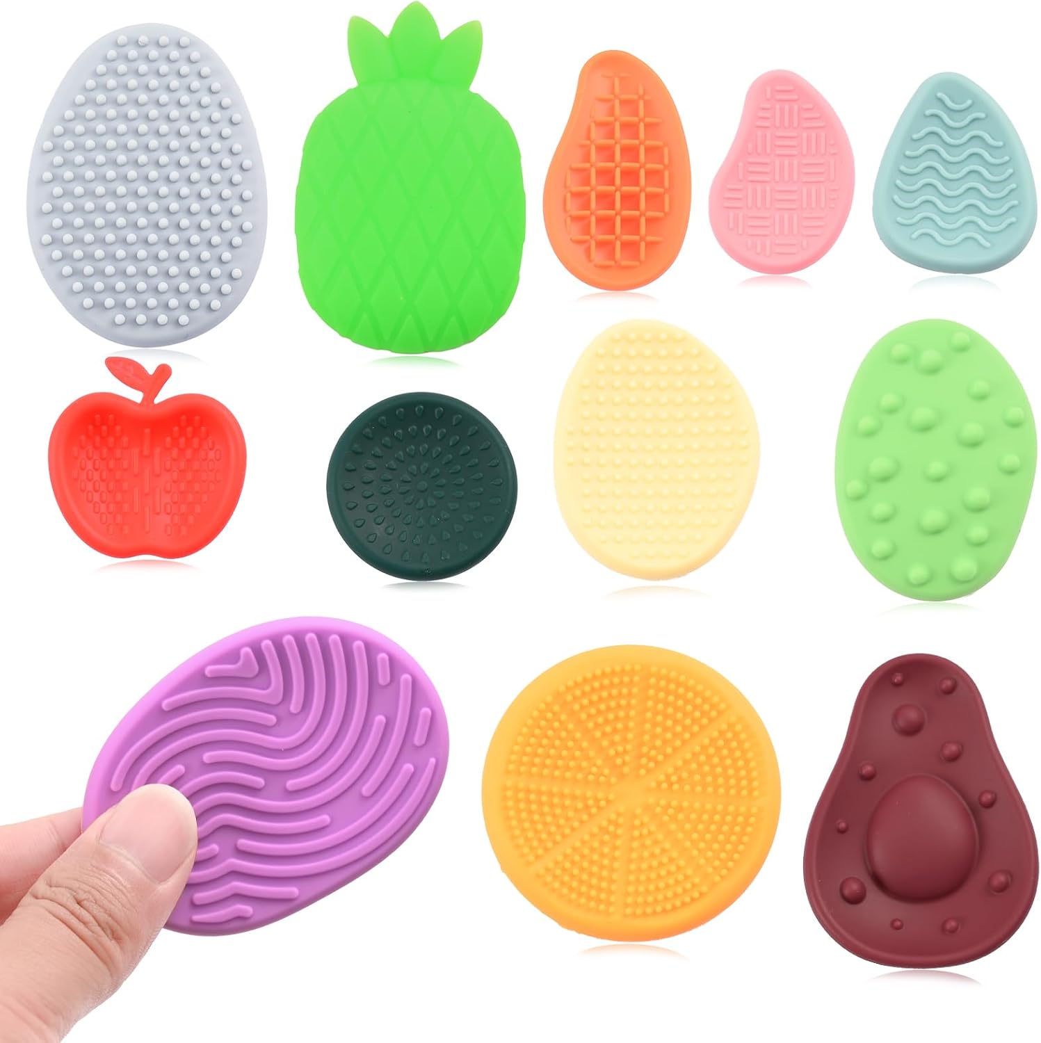 Amazon.com: Hisgeru Fidget Toys 12 Pack Sensory Stone and Fruit for ...
