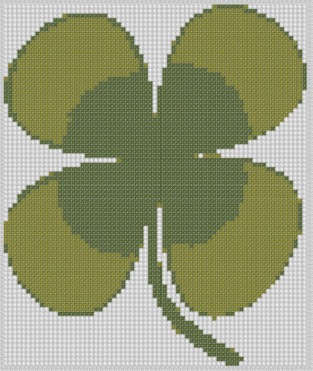 Amazon.com: Four Leaf Clover Cross Stitch Pattern eBook : Mother Bee ...