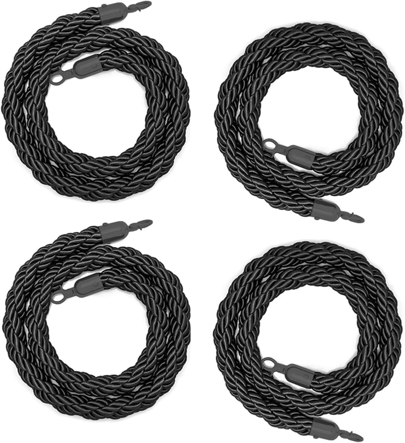 Amazon.com: VGGBNG Stanchion Ropes, Twisted Queue Barrier Rope, Rope ...
