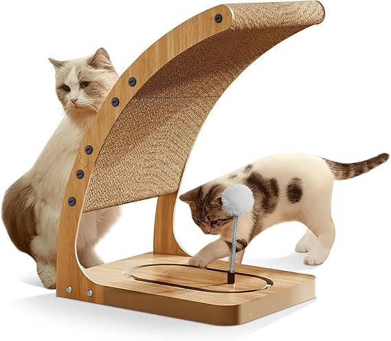 Cat Scratcher, FURJOY Premium Cat Scratch Pad wtih Solid Frosted Frame ...