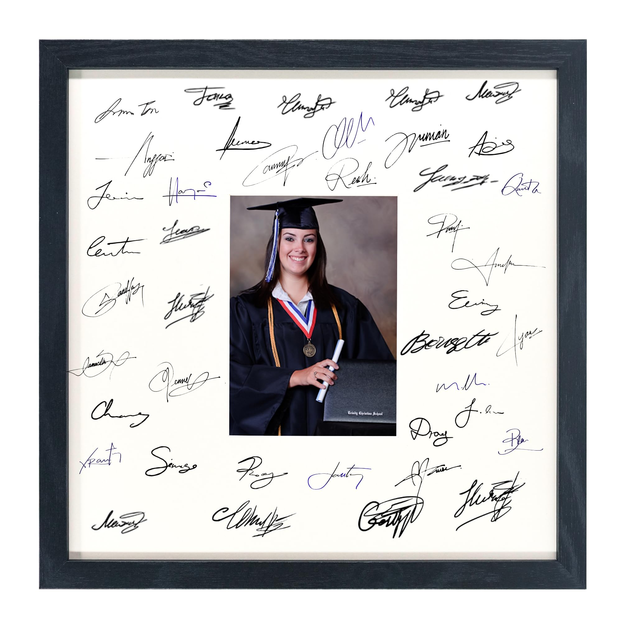 Amazon.com - GarduationMall 14x14 Signature Picture Frame Holds 5x7 ...